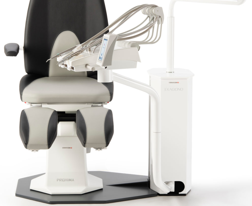 Podiatry chair and unit Exagono. Operating group | S.M.D. Stern Podia